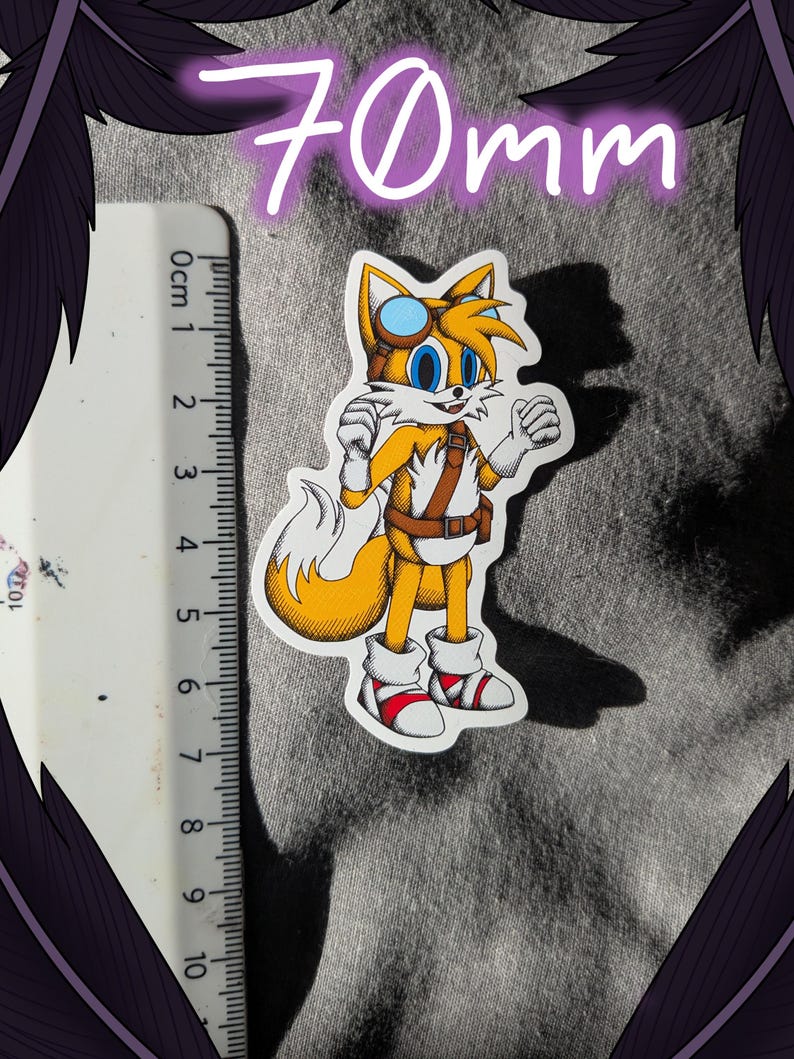 Tails the Fox Sticker - Etsy