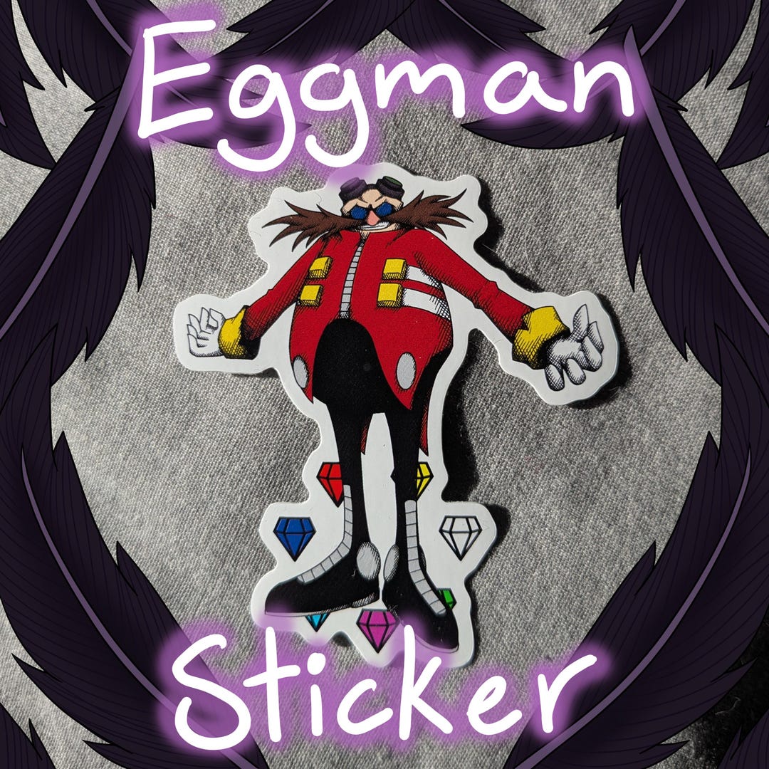 Dr Robotnik Eggman Sticker - Etsy