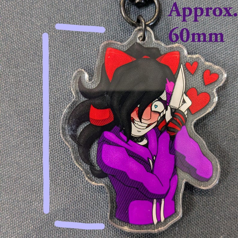 Nina the Killer Creepypasta Keychain - Etsy UK