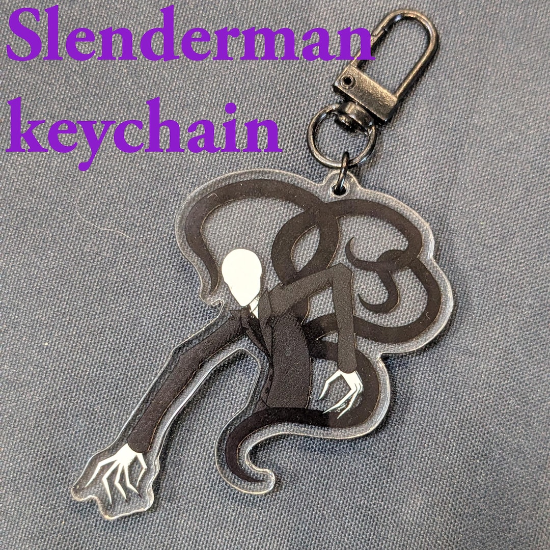 Slenderman Creepypasta Keychain - Etsy Australia