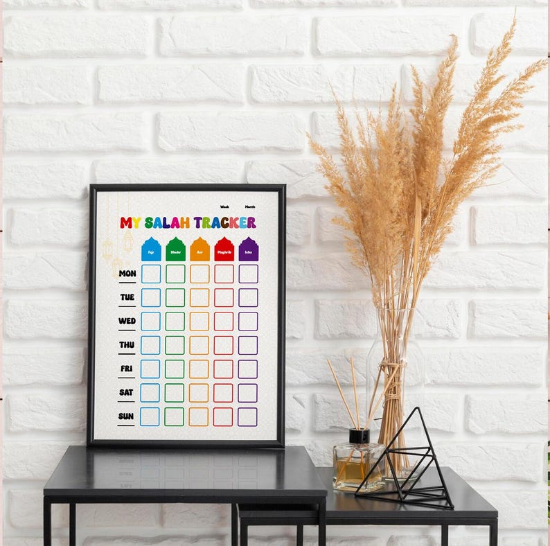 Salah Tracker Printable | Weekly Prayer Log | Ramadan Prayer Planner ...