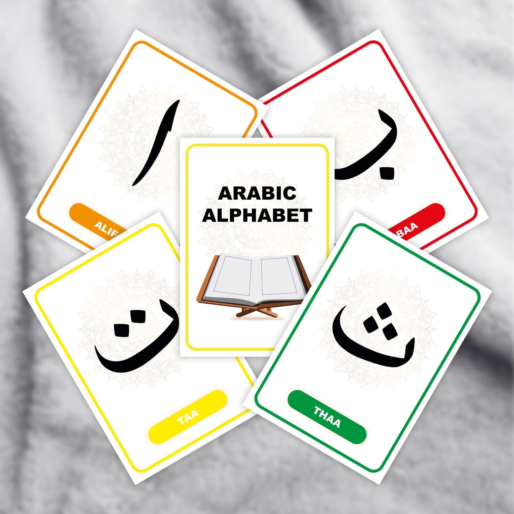 Download Islamic Alphabet Printable | Learn Arabic Letters & Numbers ...