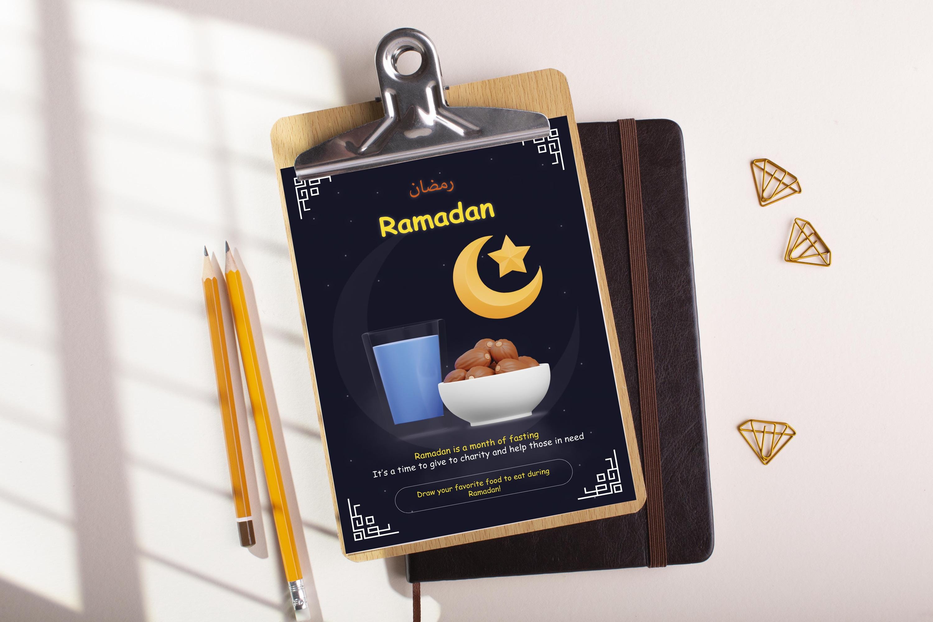 Islamic Months Printable | Kids Learning Chart | Muslim Calendar for ...