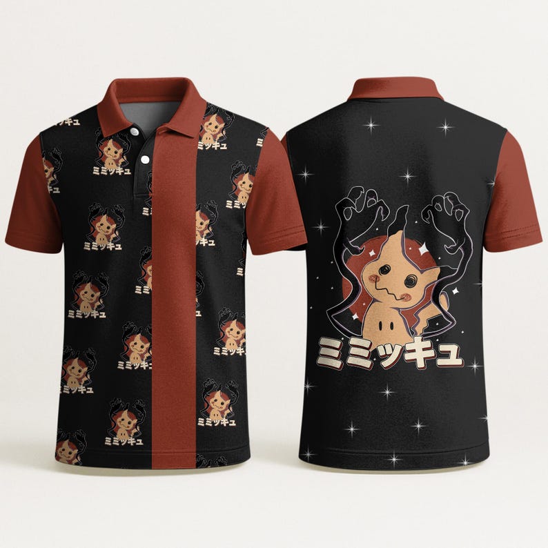 Mimi Polo Shirt, Cute Graphic Tee, Vintage Aloha Polo, Funny Summer ...