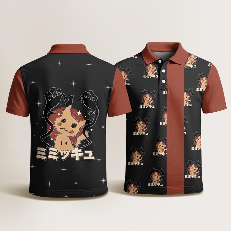 Mimi Polo Shirt, Cute Graphic Tee, Vintage Aloha Polo, Funny Summer ...