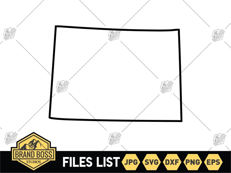 Colorado Shape Outline SVG Files | Colorado Cut Files | United States ...