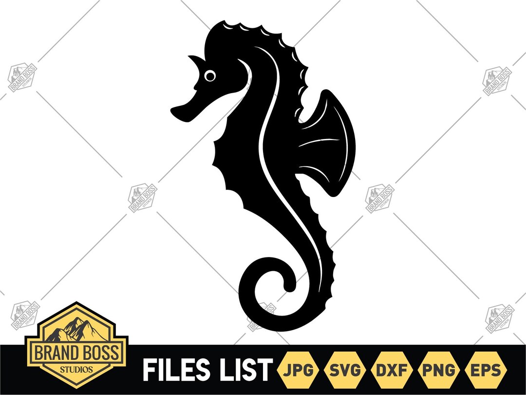 Seahorse SVG Files | Sea Horse Cut Files | Horse Vector | Beach SVG ...