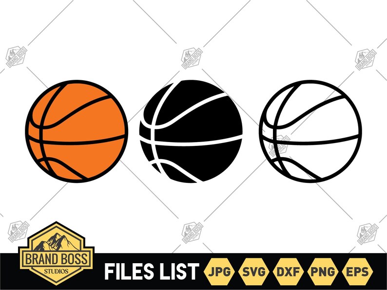 Basketball SVG | Basketball Cut Files for Cricut & Silhouette ...