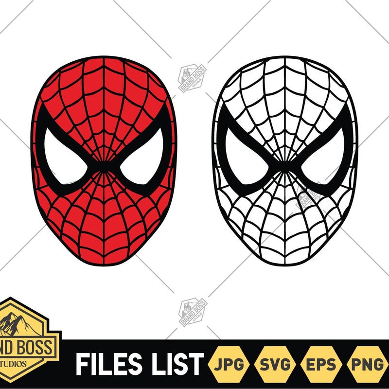 Spiderman Mask Face Shell - Etsy