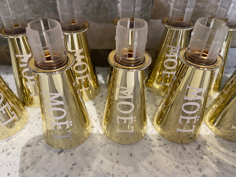 Moet & Chandon Champagne Gold Mini Sippers X10 - Etsy
