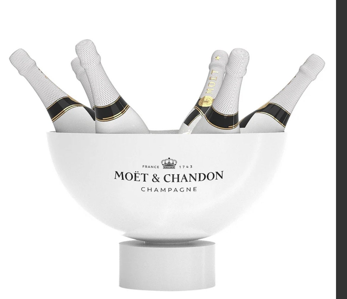 Moet & Chandon Champagne Vasque Ice Cooler - Etsy