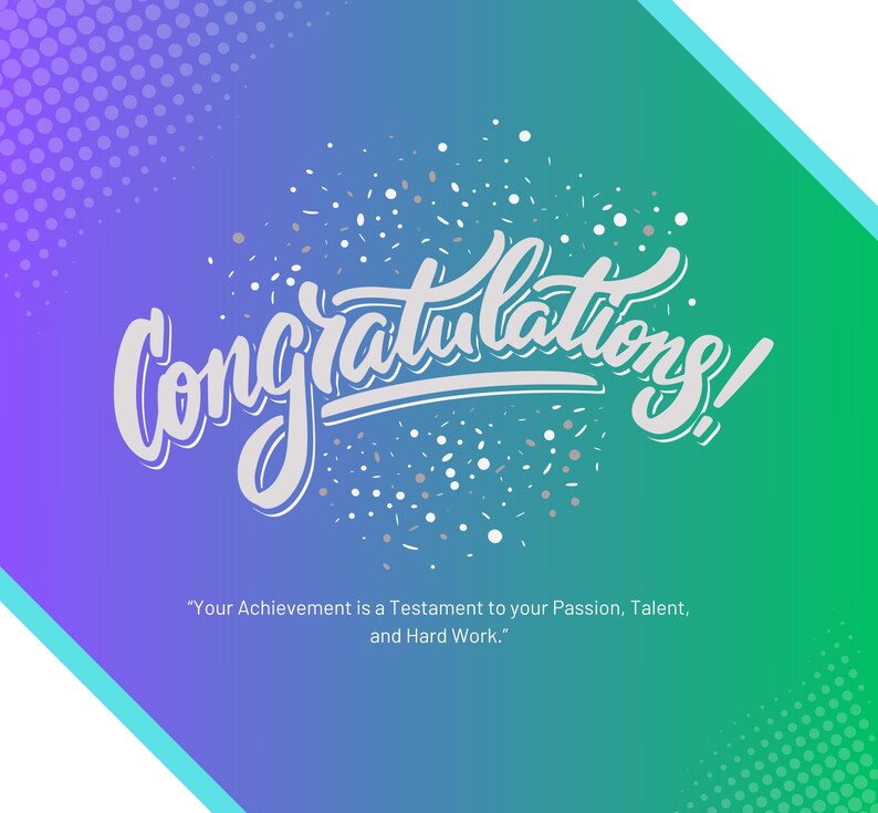 Congratulations Card Svg, Congrats SVG, Confetti Svg, Celebrate ...