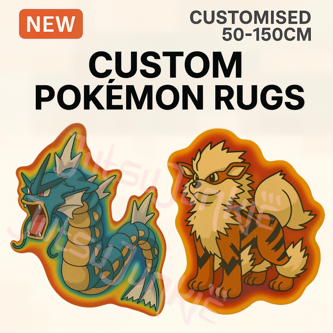 Pokémon Inspired Tufted Rugs | Heat Map Rugs | Unique Home Décor | Cool ...