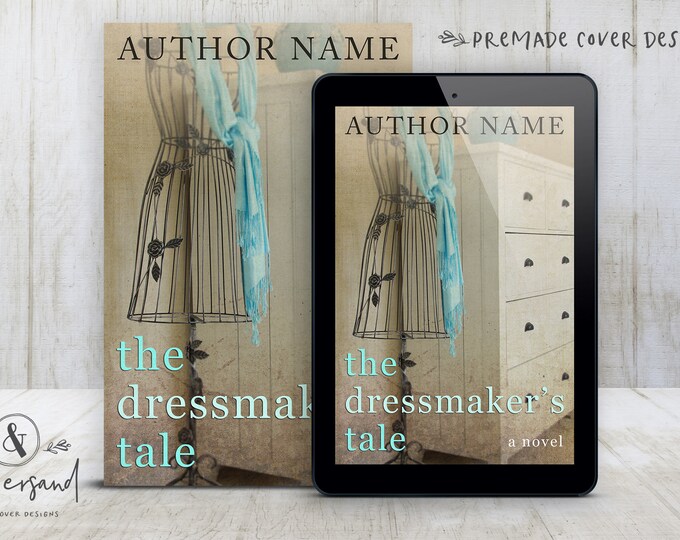 Premade Digital Book Ebook Cover Design "the Dressmaker's Tale ...