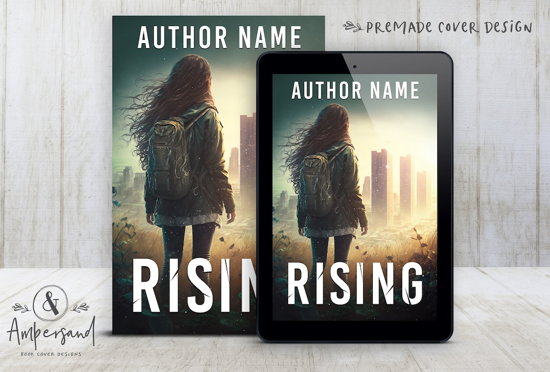 Premade Digital Ebook Book Cover Design "rising" Dystopian Apocalyptic ...