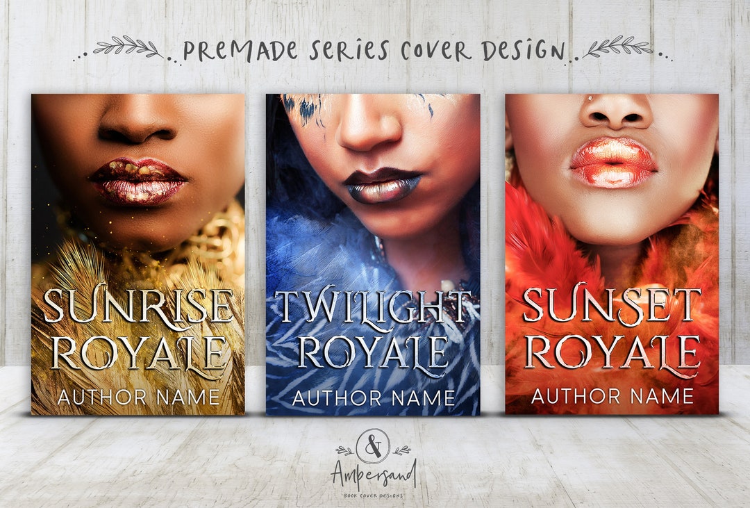 3 Book Series Trilogy Premade Digital Ebook Book Cover Design Trilogy ...