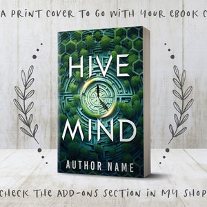Premade Digital Ebook Book Cover Design "hive Mind" Science Fiction Sci ...
