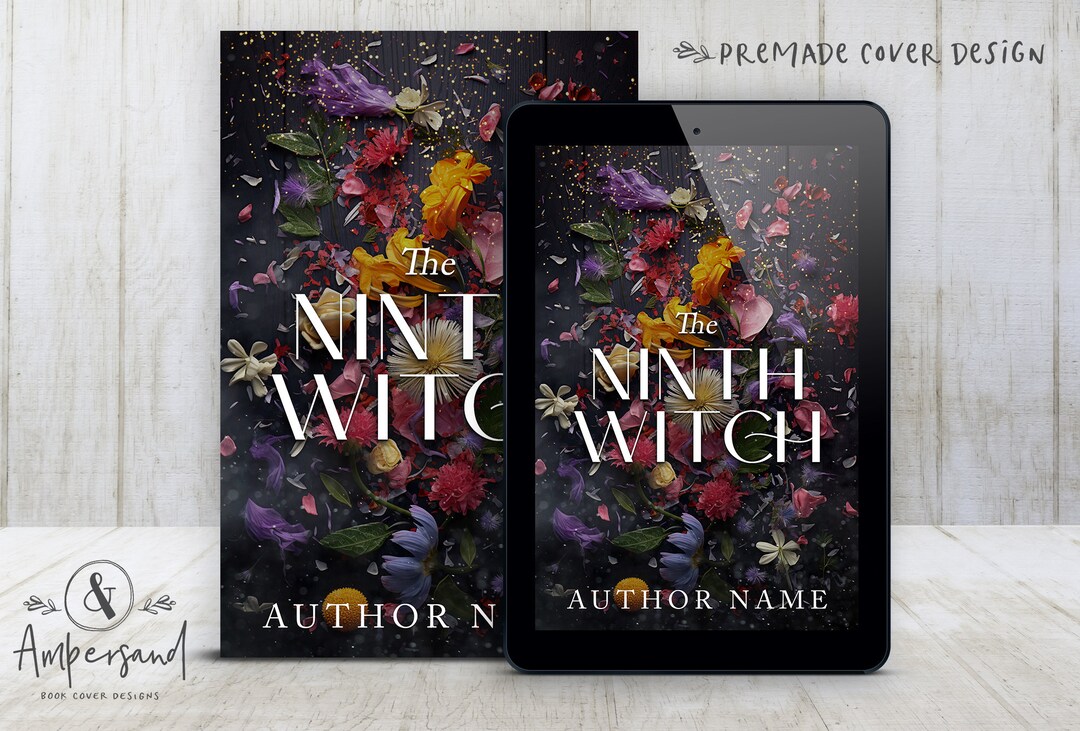 Premade Digital Ebook Book Cover Design "the Ninth Witch" Magic ...