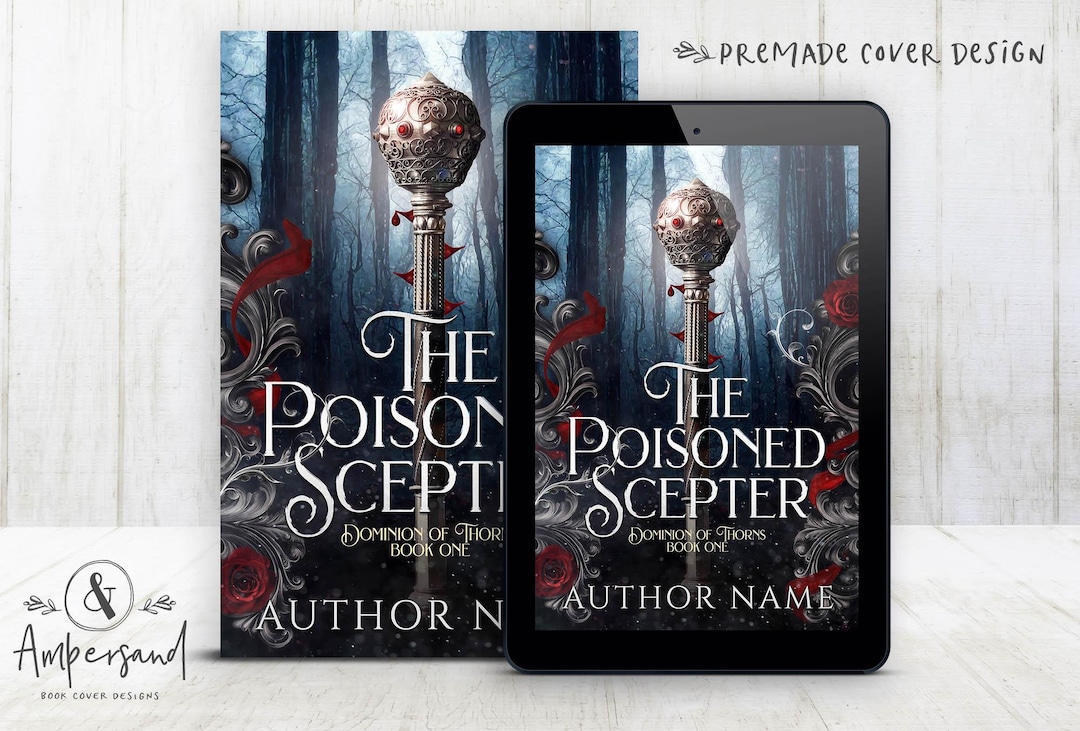 Premade Dark Fantasy Digital Ebook Cover – the Poisoned Scepter Design ...