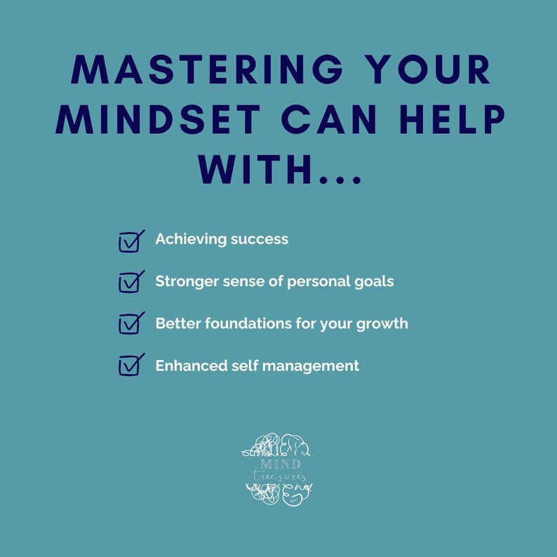 3 Step Mindset Improvement, Growth Mindset Planner, Printable Mindset ...