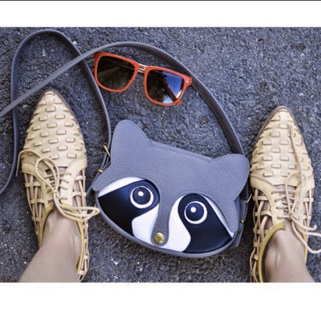 Raccoon Bag / Leather Bag / Animal Bag / Women Bags / Handmade - Etsy