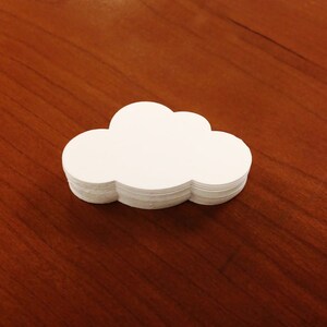 Cloud Cut Out/punch Out - Scrapbooking, Baby Shower - Etsy