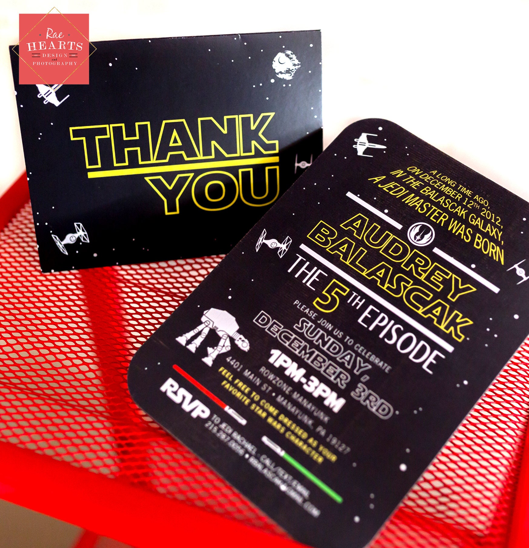 Star Wars Thank You Cards - Etsy