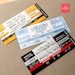 Concert Ticket Invitations - Single Sided With Envelopes - Etsy