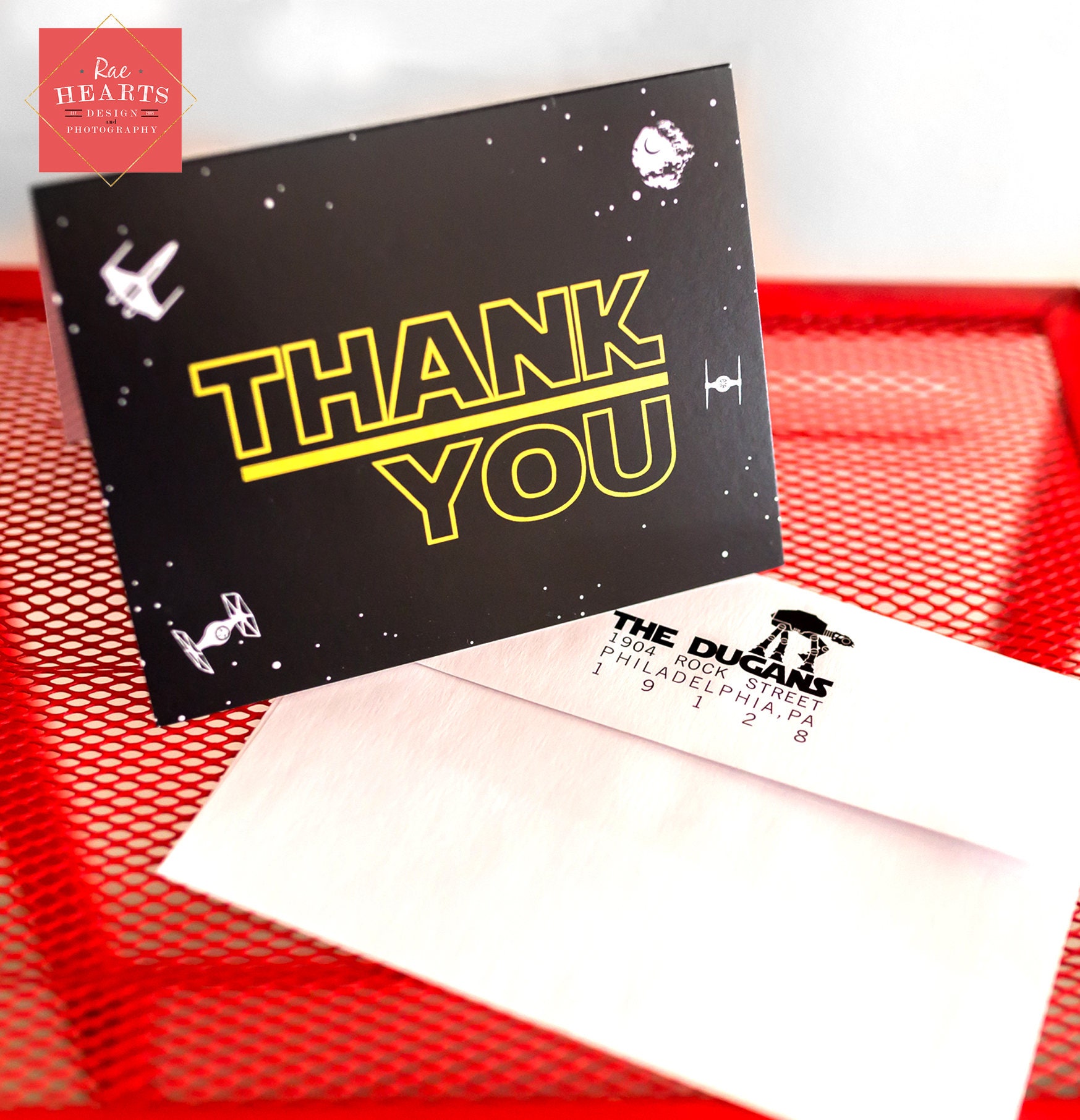 Star Wars Thank You Cards - Etsy