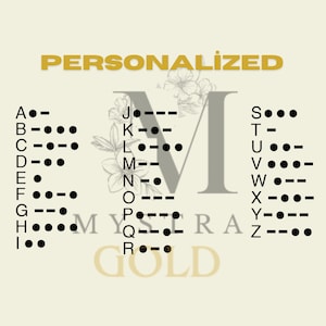 14K Gold Morse Code Bracelet | Hidden Message Jewelry | Custom Name ...