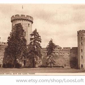 Vintage Postcard Warwick Castle England | Etsy