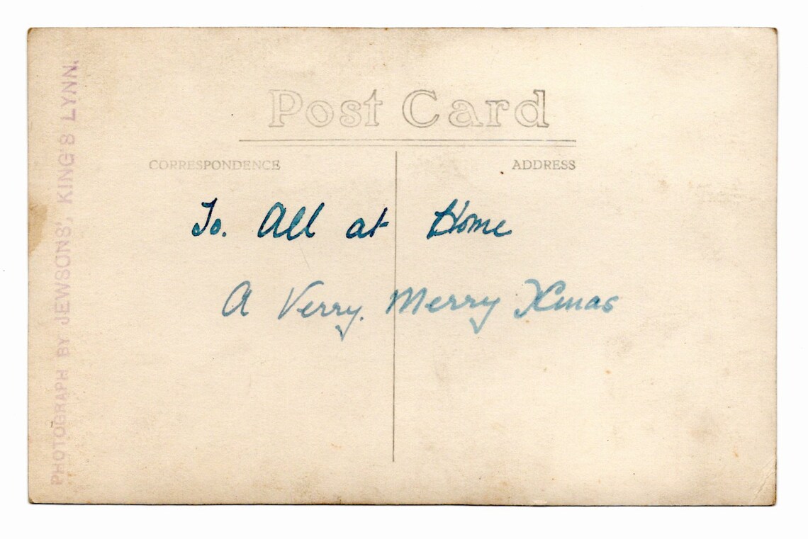 Vintage Family Photo Postcard - Etsy