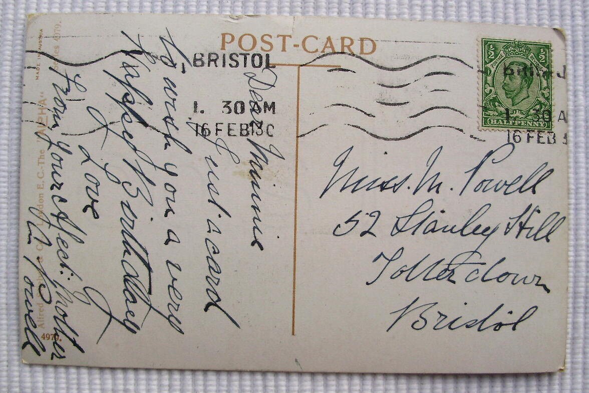 Antique Postcard A Bright Future - Etsy