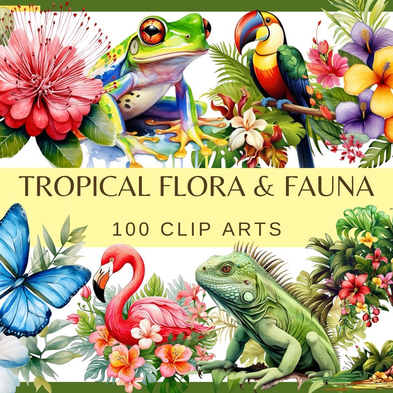 Floral Fauna Wall Art - Etsy