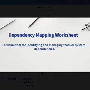 Dependency Mapping Worksheet - Etsy