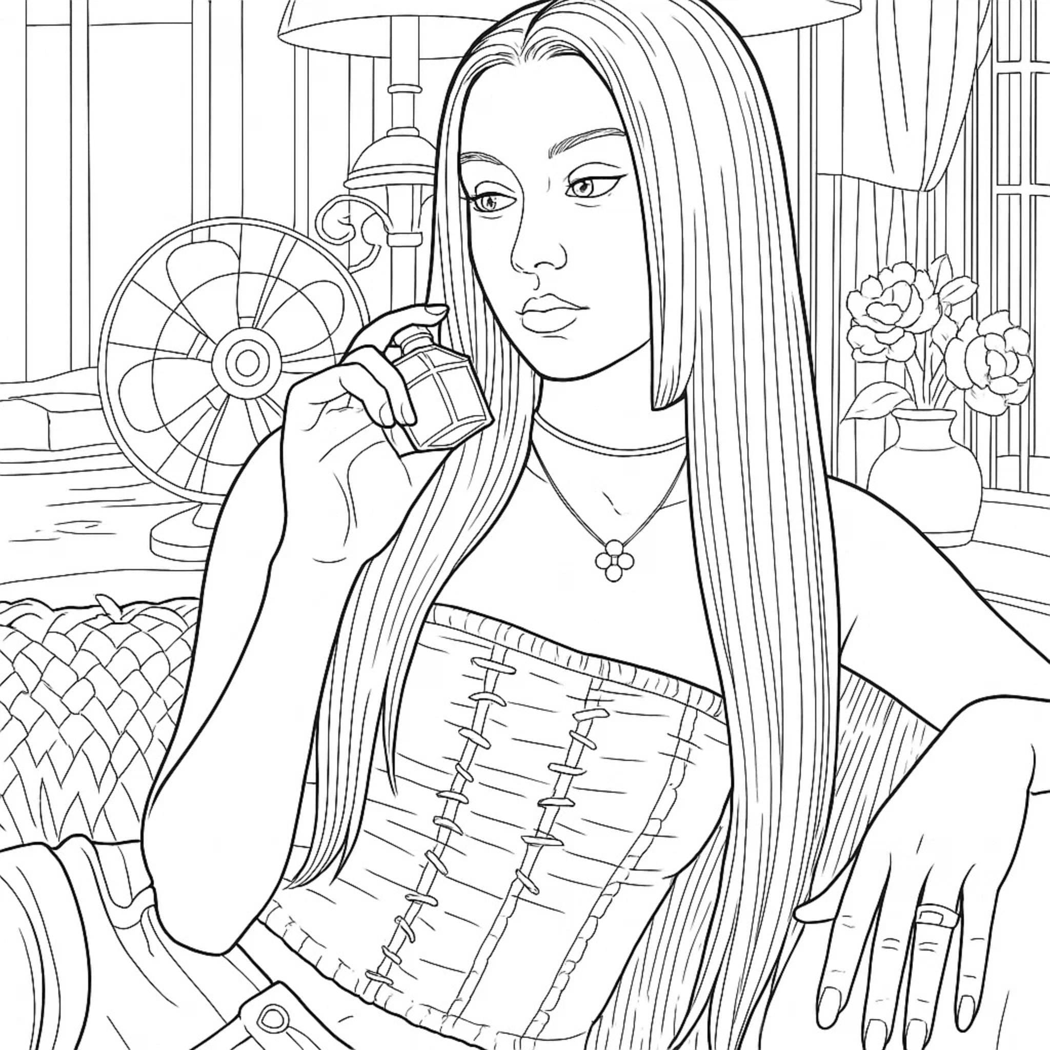 Katseye Coloring Pages: Girly Digital Art (PDF & PNG) - Etsy