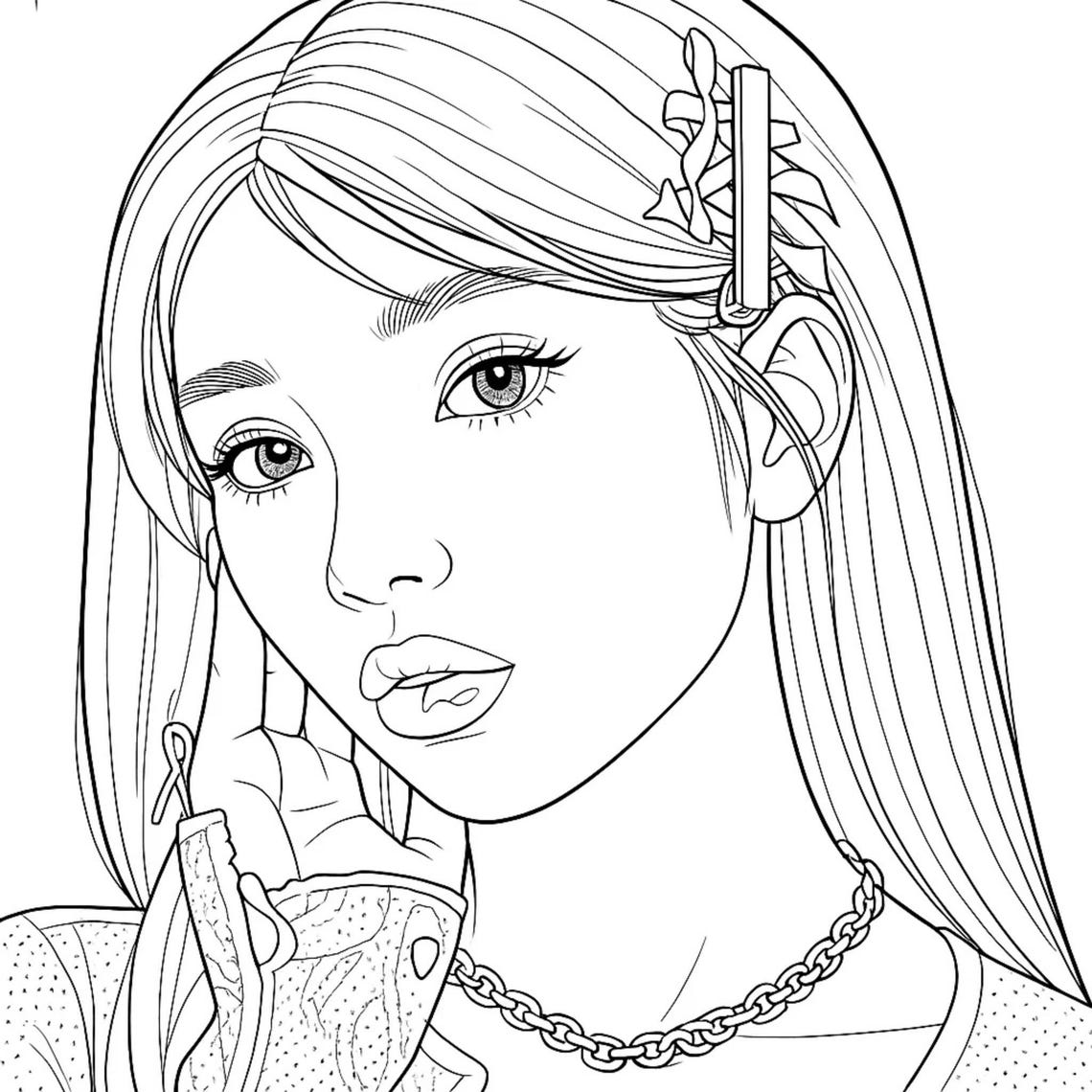 Dibujos para colorear de Katseye: Arte digital femenino (PDF y PNG ...