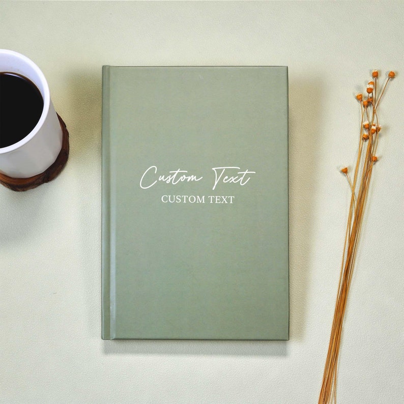 Personalized Journal Custom Notebook Custom Text Book Custom Company ...