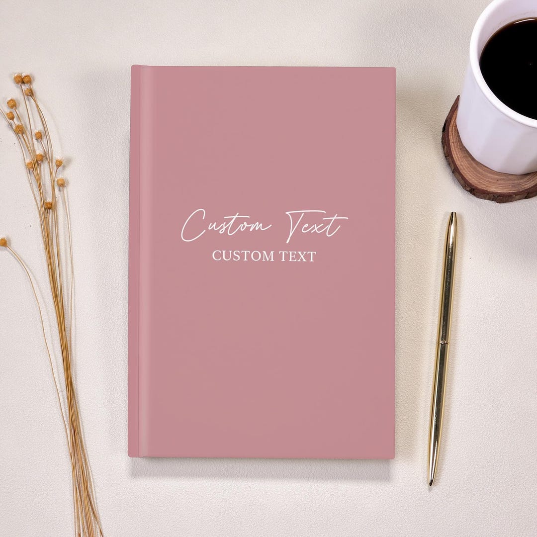 Custom Journal Personalized Notebook Custom Text Book Custom Company ...