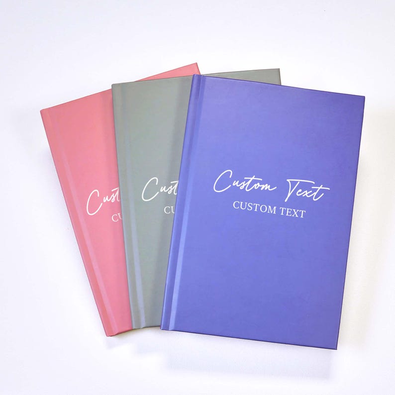 Personalized Journal Custom Notebook Custom Text Book Custom Company Gift, Quote Notebook Cover ...