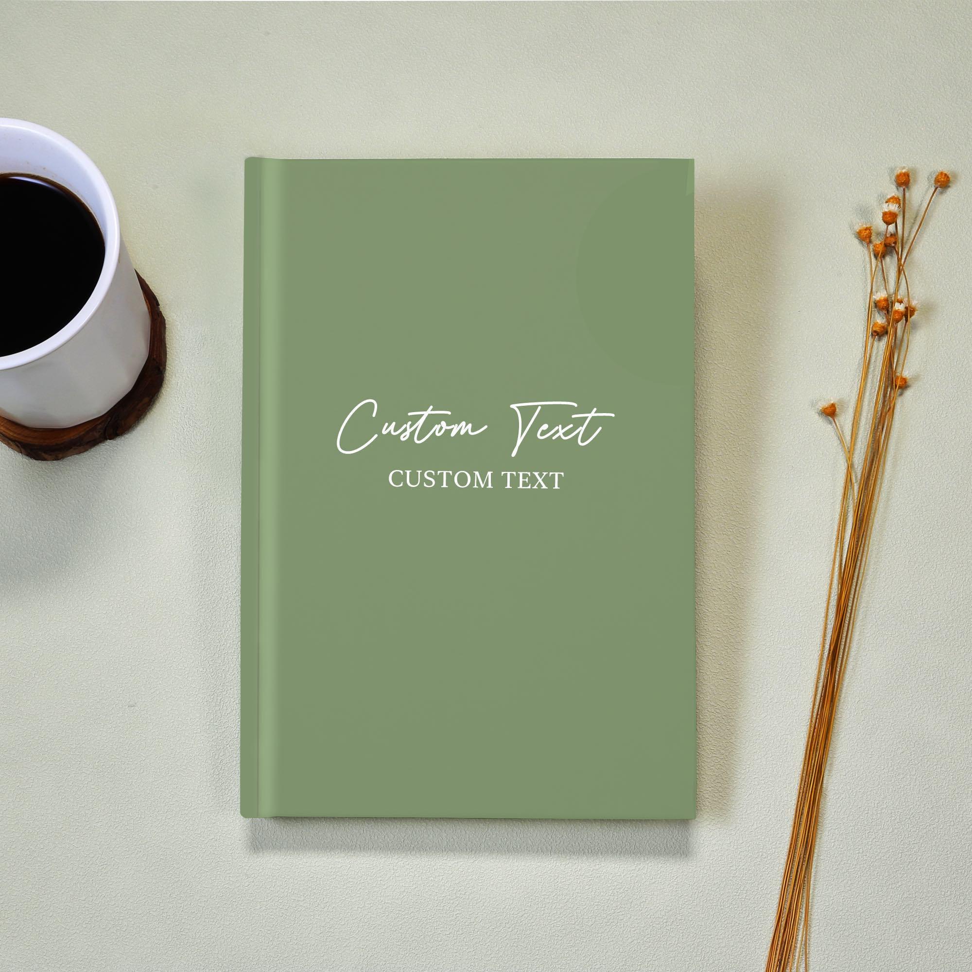 Custom Journal Personalized Notebook Custom Text Book Custom Company ...