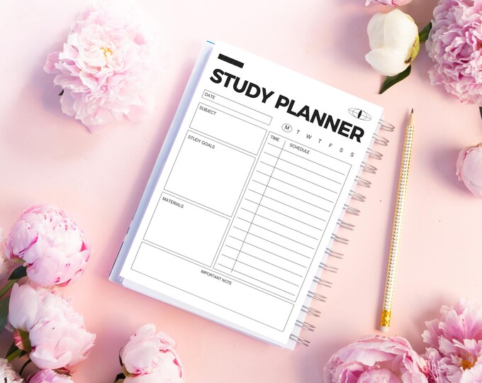 Printable & Editable Weekly Revision Planner With Time Slots | Study ...