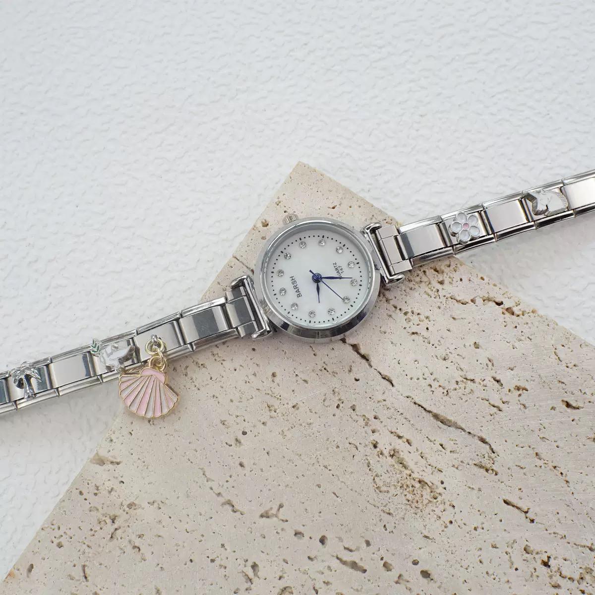 Cute Silver Modular Watch for Her,y2k Wrist Watch for Women,butterfly ...