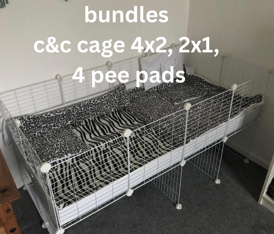 Bundles Set C&C Cage Liner 4x2 , Cage Liner 2x1, 4 Pee Pads 35cm X 35cm ...