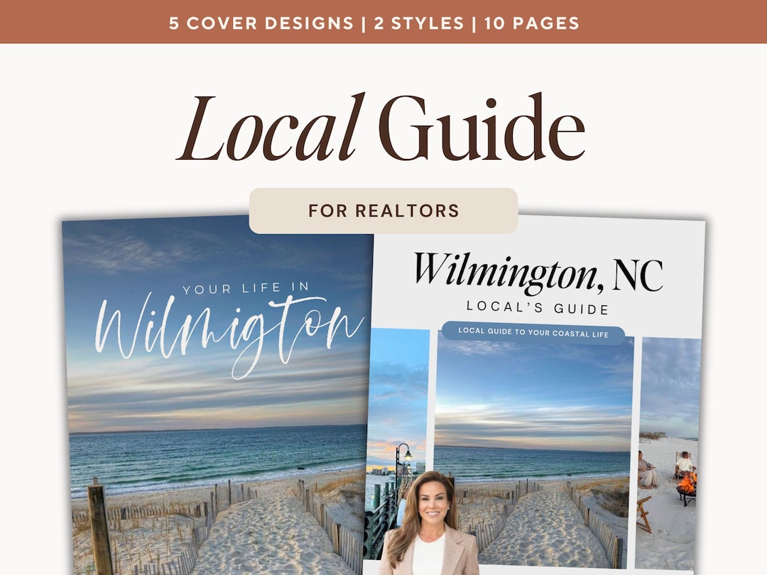 Real Estate Local Guide Template – Editable Canva Client Guide (digital ...