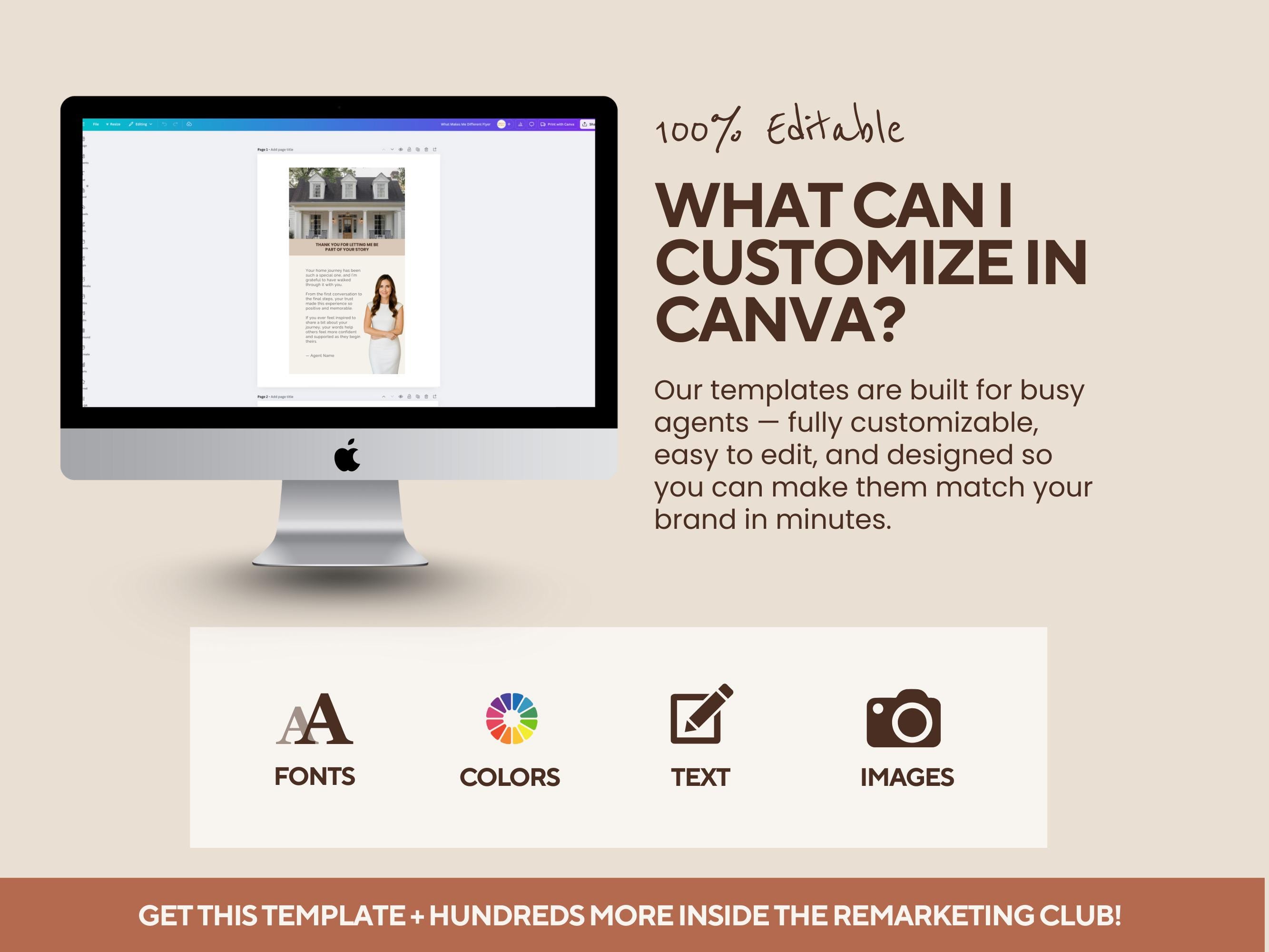 5 Textable Realtor Review Request Templates | Canva Agent Marketing ...