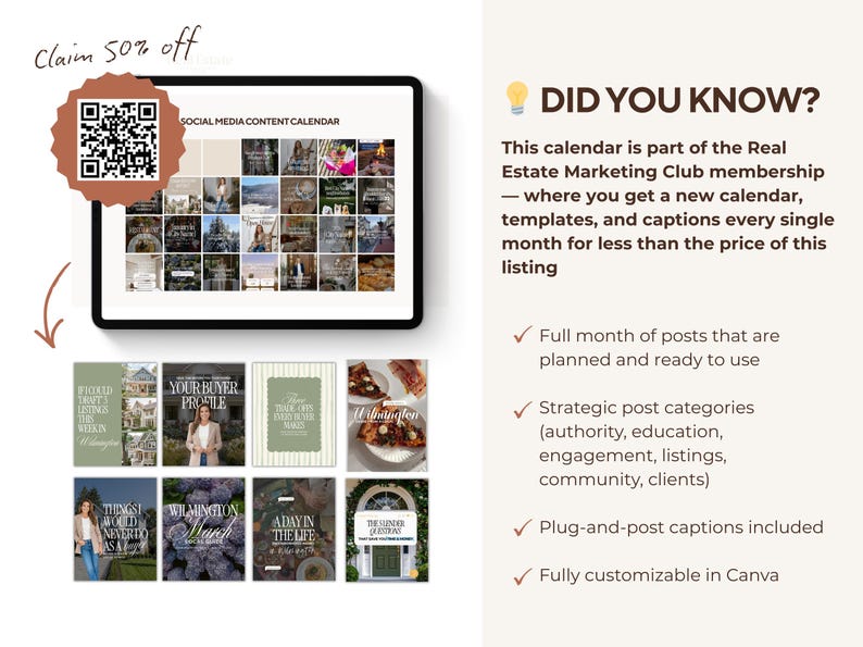 Open House Sign in Sheet Template – Editable Canva Design With QR Code ...