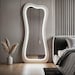 Asymmetrical LED Full Length Mirror: Modern Wavy Backlit Design - Etsy