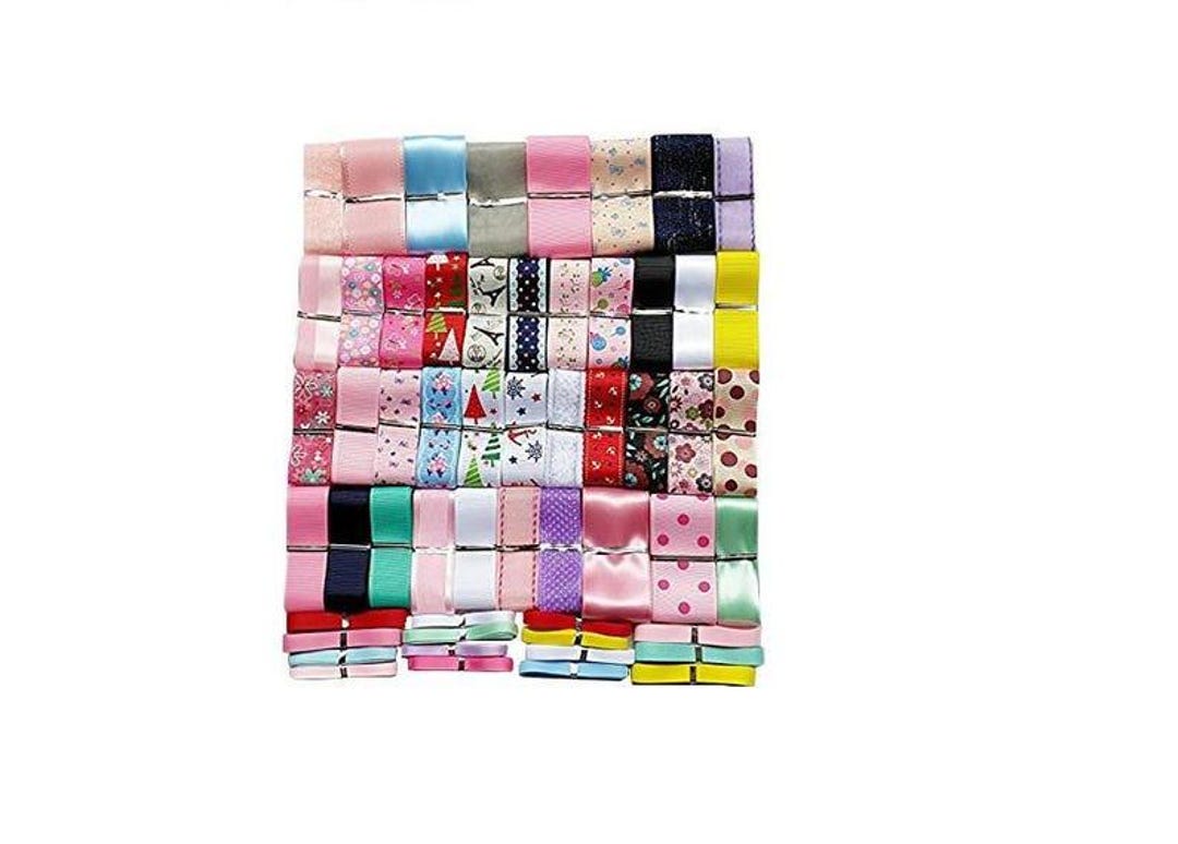 55yards Assorted Sizes Colors Styles Organza Ribbon Polyestor Ribbon ...