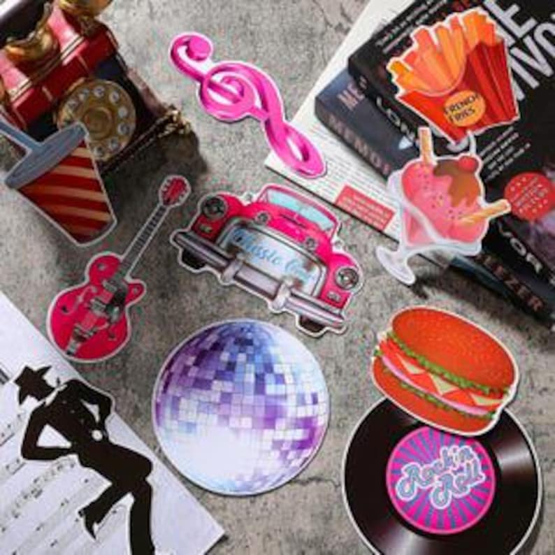 Decorating Cutouts Rock and Roll 1950s Party Decor and Supplies 50s ...